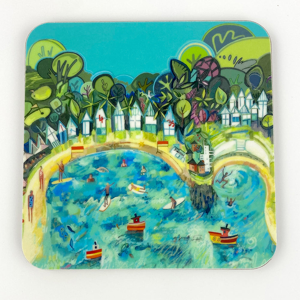 Beach Life Cork Back Coaster for sale on behalf of Arwen Banning ...