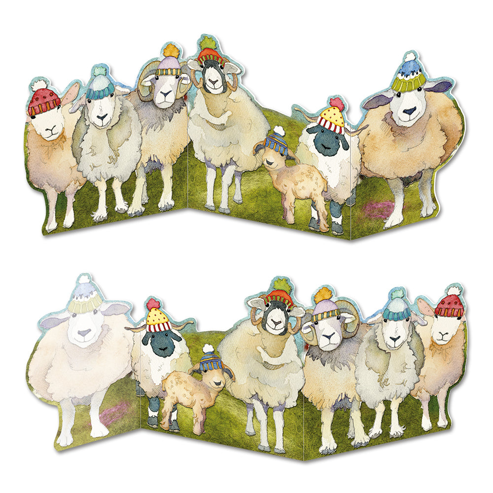 Happy Sheep Two Fold Greetings Card – Gower Gallery