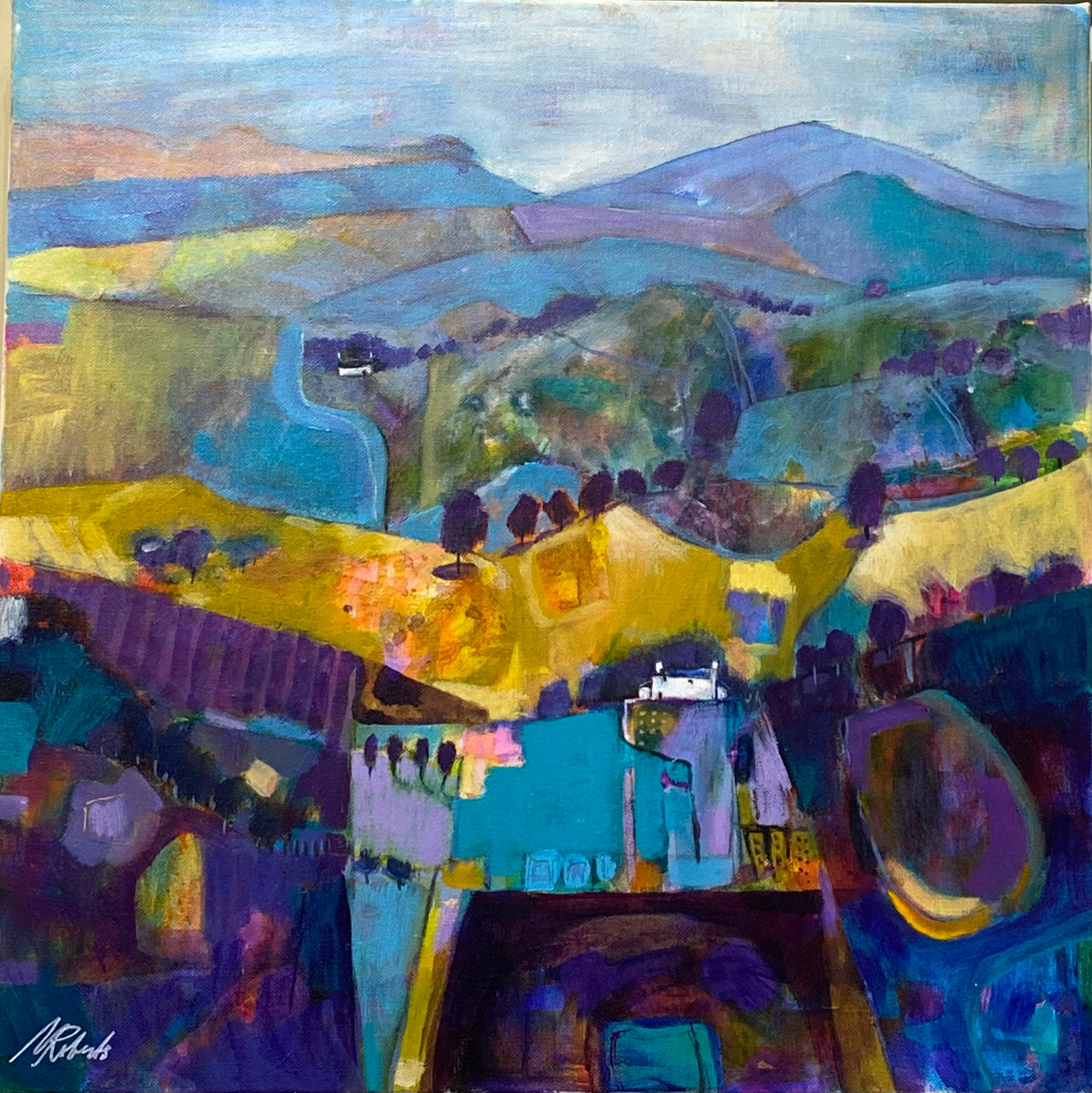 Small Holding, Acrylic on Canvas, for sale on behalf of Maggy Roberts ...
