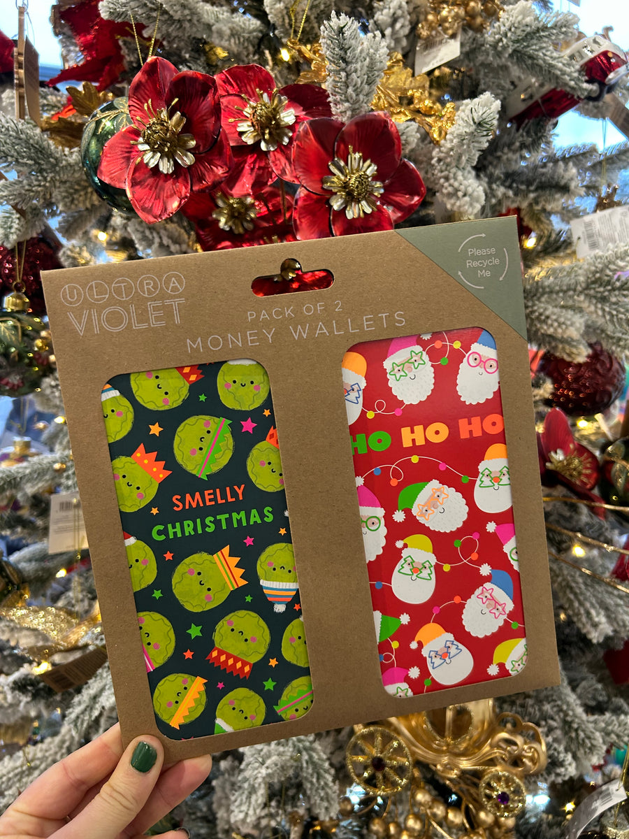 Sprouts & Santa 2 Pack Money Wallets – Gower Gallery