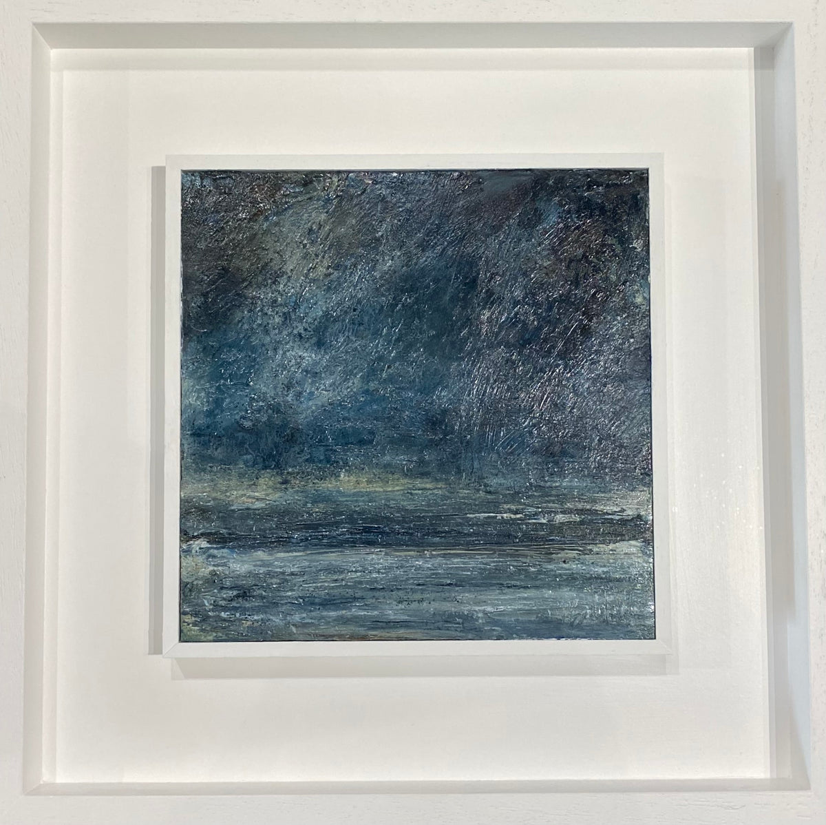 'Heavy Sky', framed original painting for sale on behalf of Rachel Bid ...