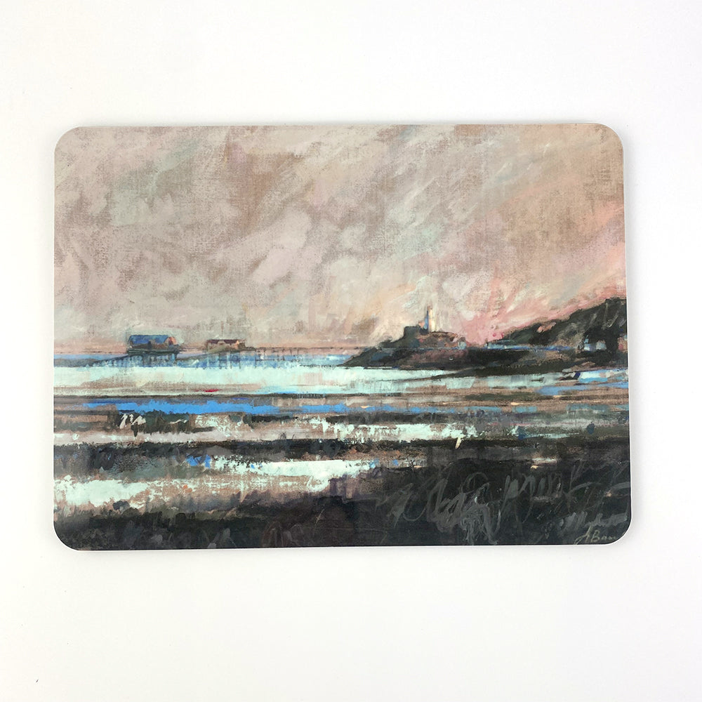 Milk Sea Mumbles Cork Back Placemat for sale on behalf of Arwen Bannin ...