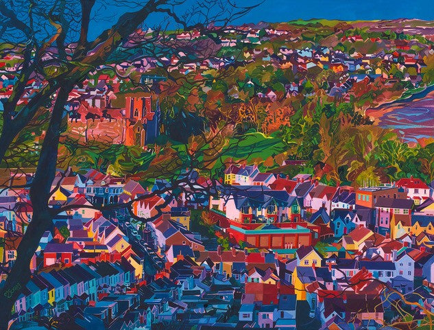 Oystermouth Castle Ltd Edition Print for sale on behalf of Michelle Sc ...