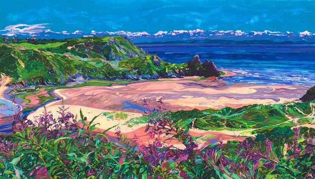 Quiet Three Cliffs Ltd Edition Print for sale on behalf of Michelle Sc ...