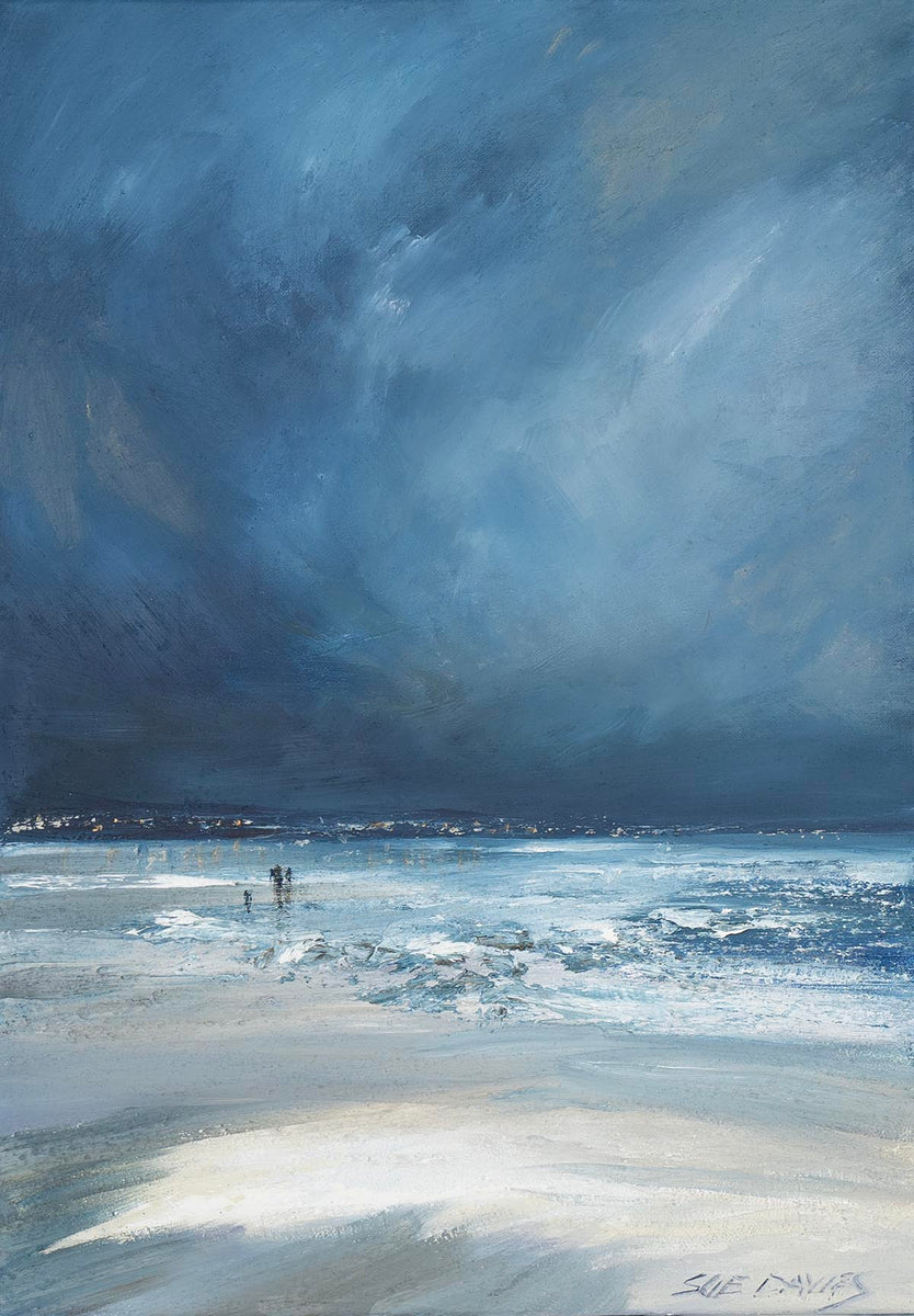 Swansea Bay Original Oil on canvas for sale on behalf of Sue Davies ...