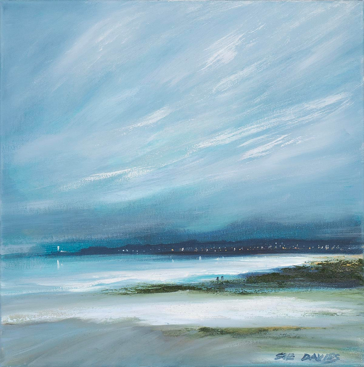 Twilight Mumbles 50x50cm Original oil on canvas for sale on behalf of ...