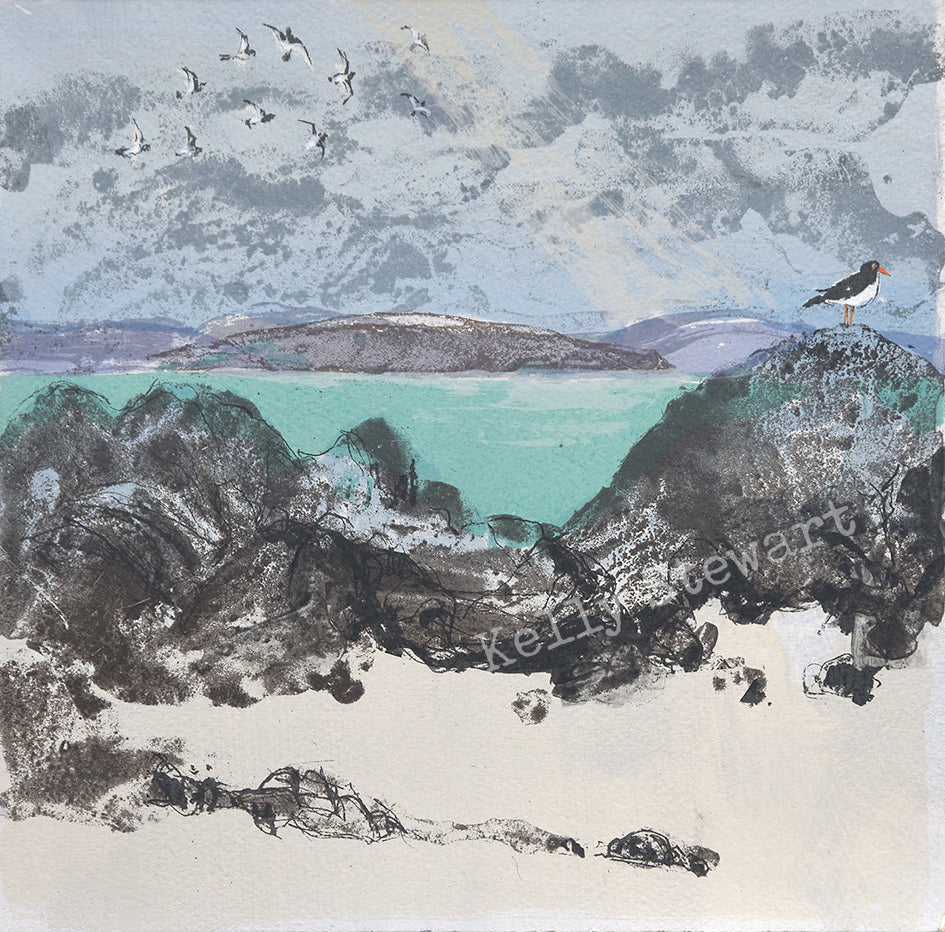 Mull from Iona Screen Print for sale on Behalf of Kelly Stewart – Gower ...