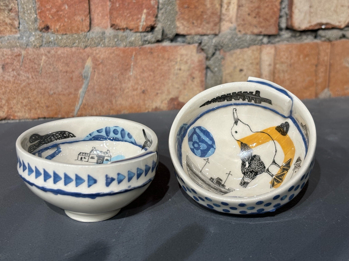 Tiny Round Bowl for sale on behalf of Jane Clowes – Gower Gallery