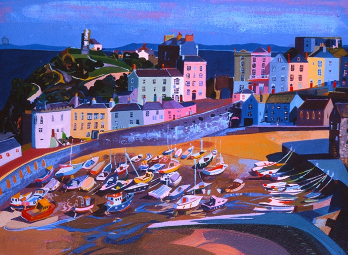 Tenby Hillside Limited Edition Giclee Print sold on behalf of Michelle ...