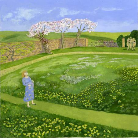 'Listening To The Lark' mounted 42 x 42 cm for sale on behalf of Ellie ...