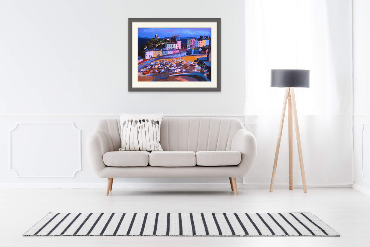 Tenby Hillside Limited Edition Giclee Print sold on behalf of Michelle ...